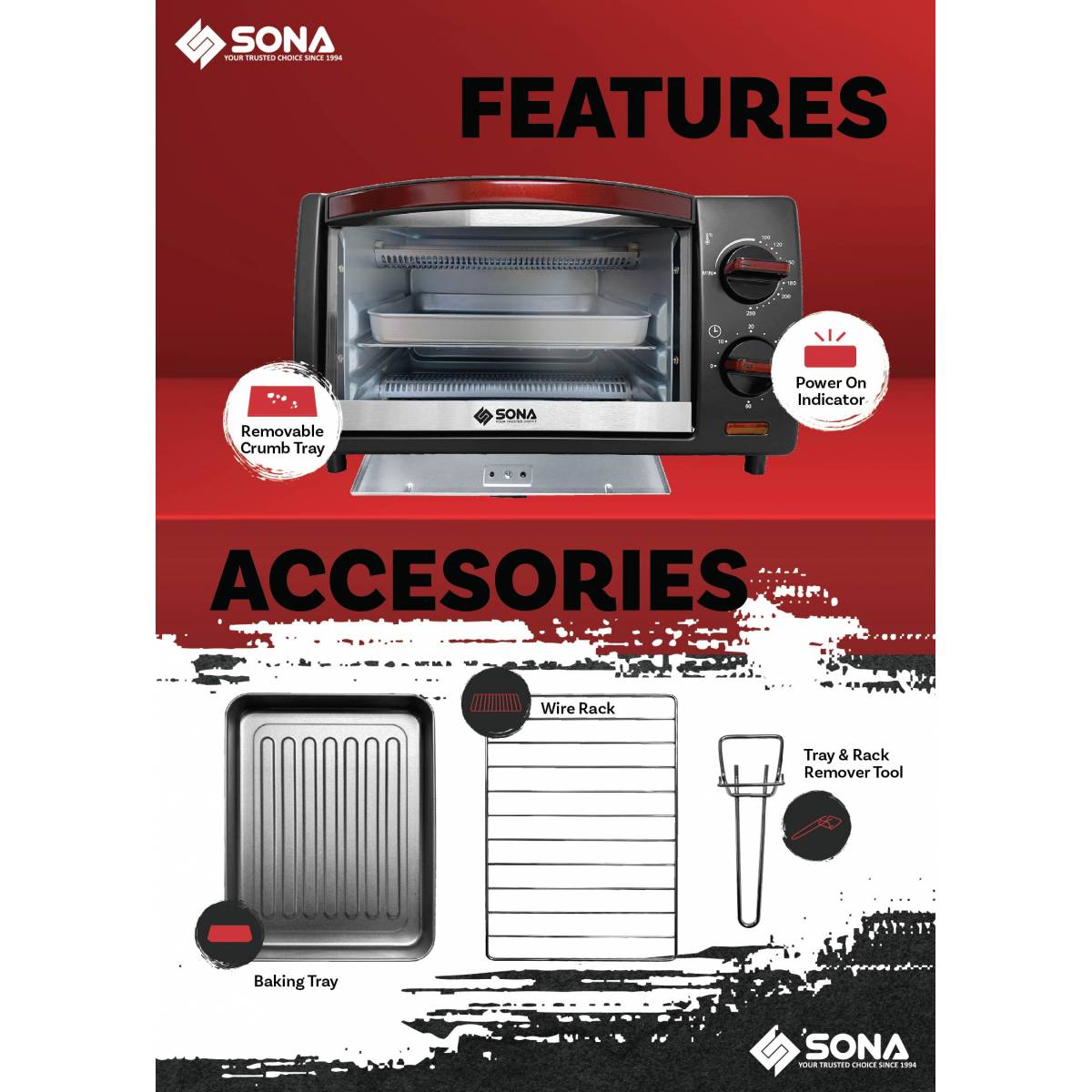 SMO 23A 10L MINI OVEN