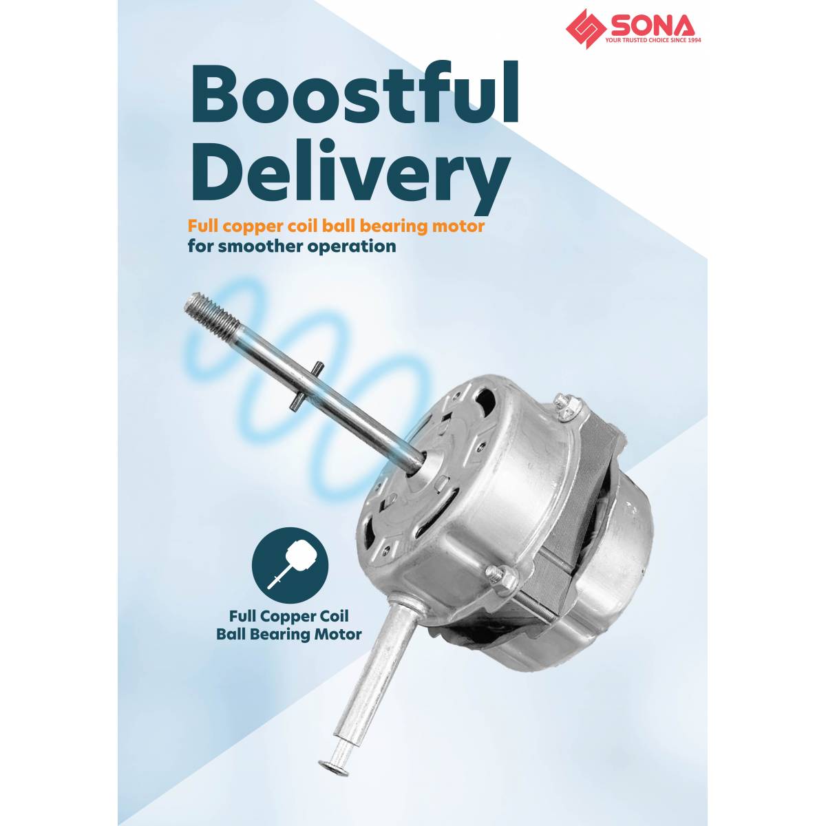 SONA 12” Power Stand Fan SSO 6062N