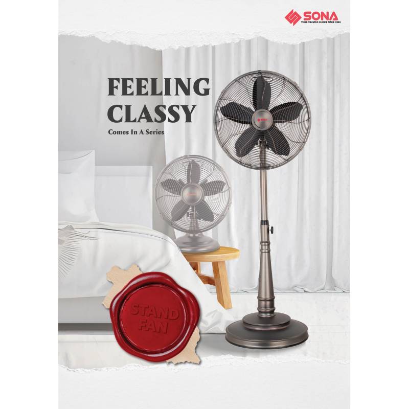 SONA 16″ Antique Stand Fan SAF 6916