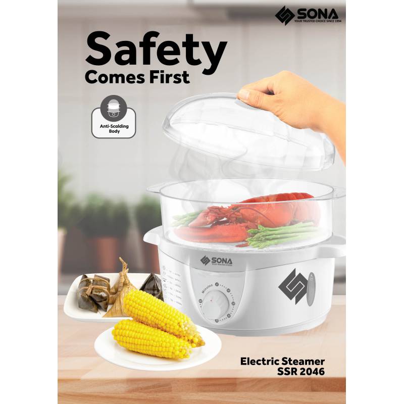 SONA Electric Steamer SSR 2046