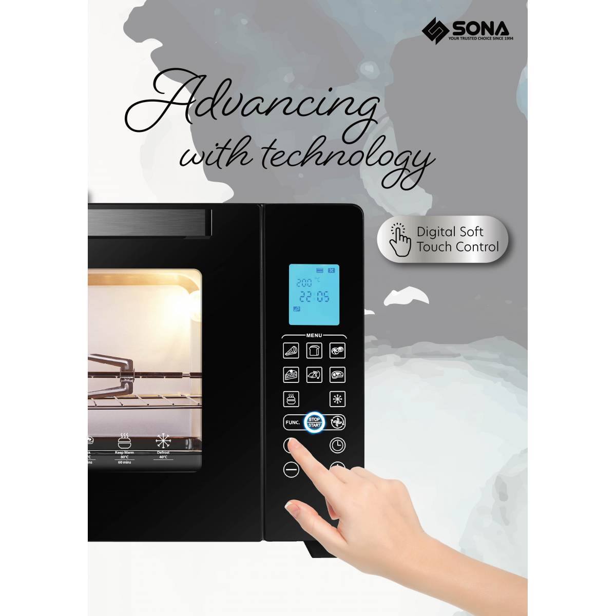 SONA 45L Electric Digital Oven SEO 2247D