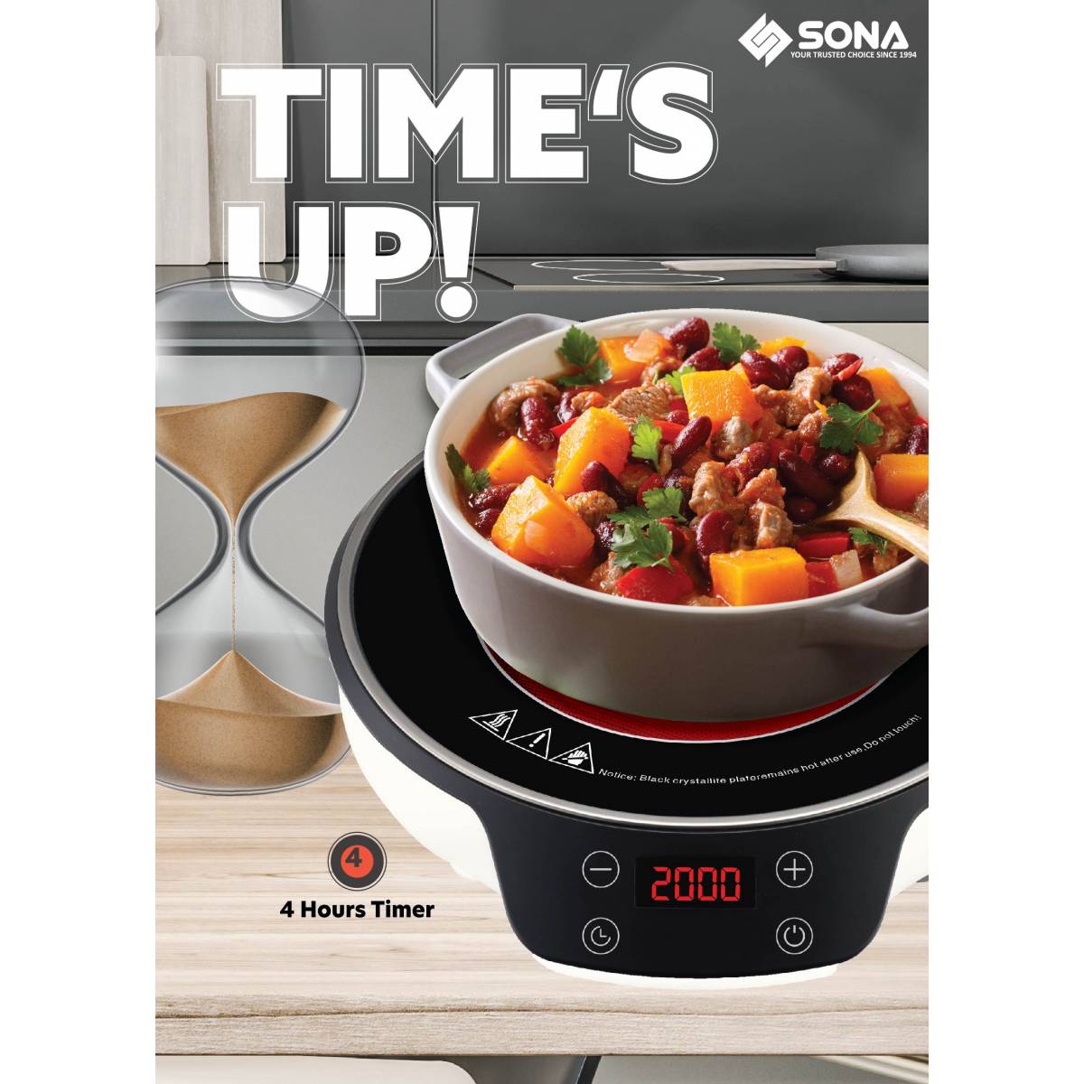 SONA Digital Infrared Ceramic Cooker SIC 3310